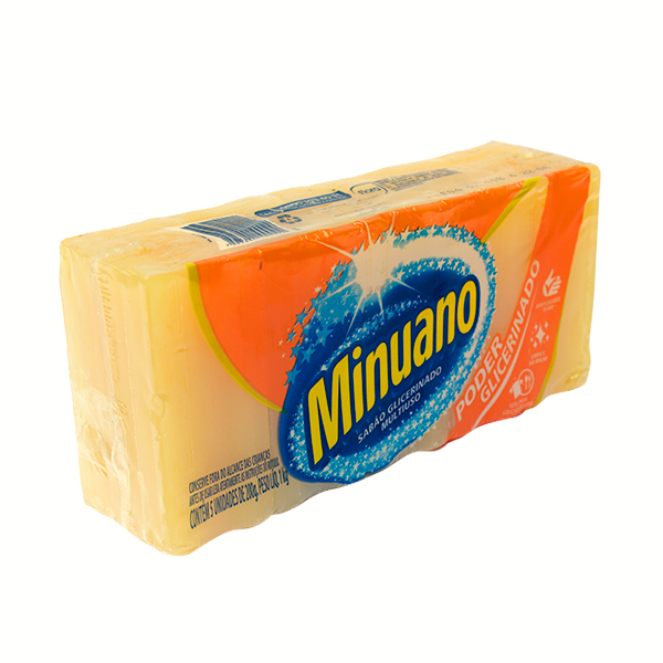 SABÃO EM PEDRA MINUANO 5 UND 1KG - LimpTecJau jaú e região